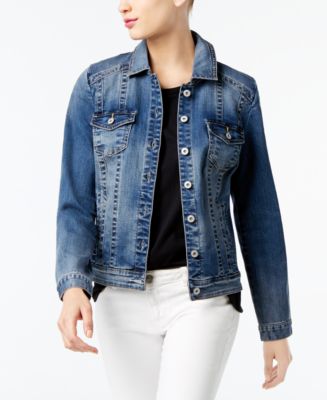 INC Denim Trucker Jacket, Created for Macy's - Macy's