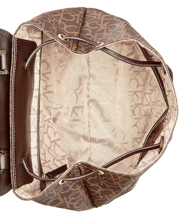 Calvin Klein Small Signature Backpack - Macy's