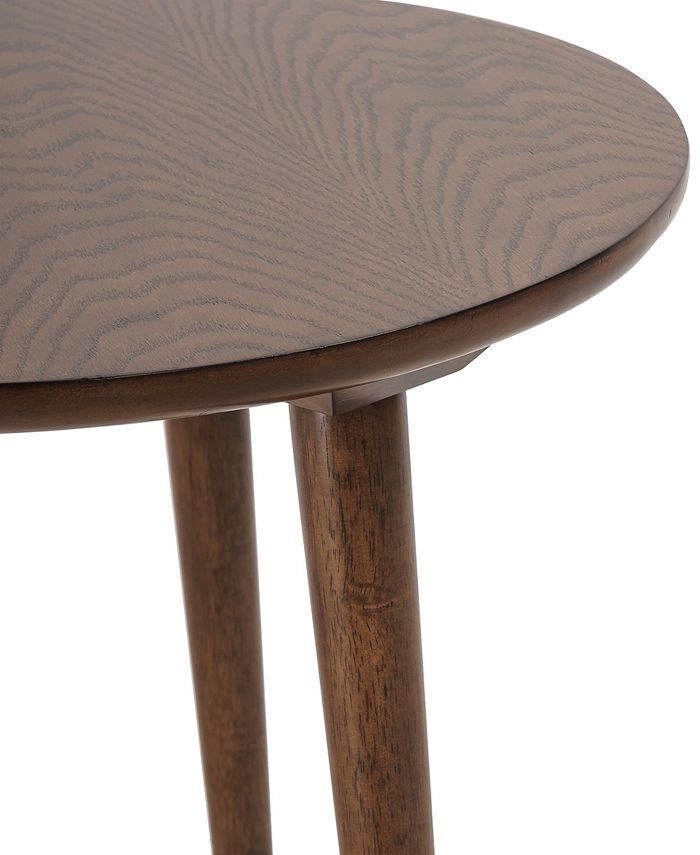 Furniture Mid Mod Round End Table, Quick Ship - Macy's