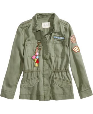 Jessica Simpson Emilia Utility Jacket, Big Girls - Macy's