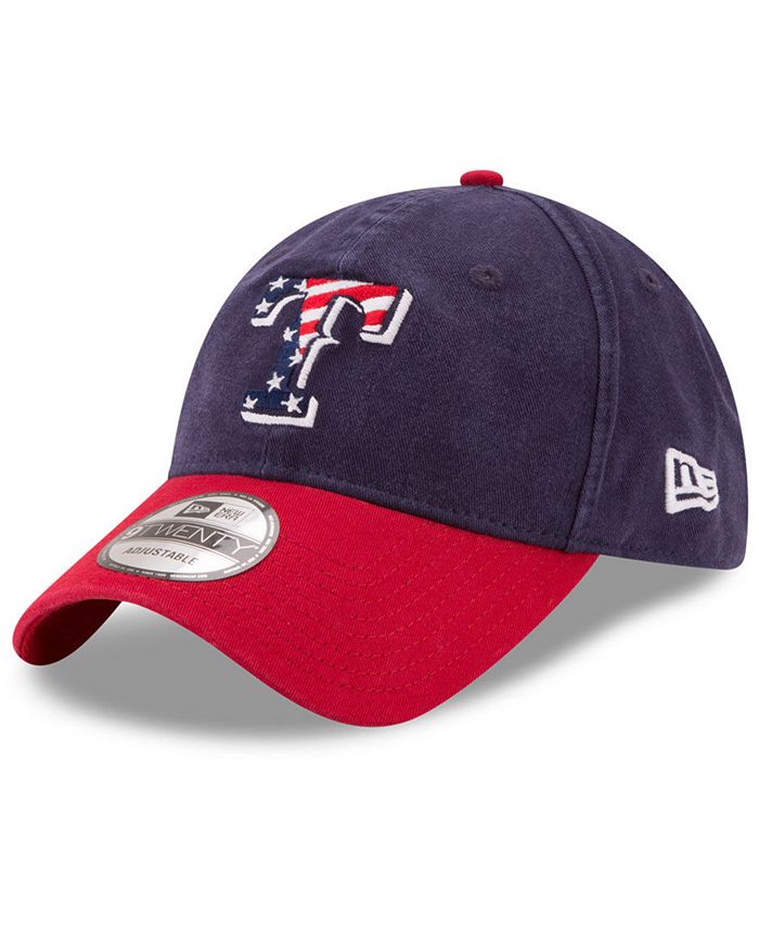 New Era Texas Rangers Stars & Stripes 9TWENTY Strapback Cap - Macy's