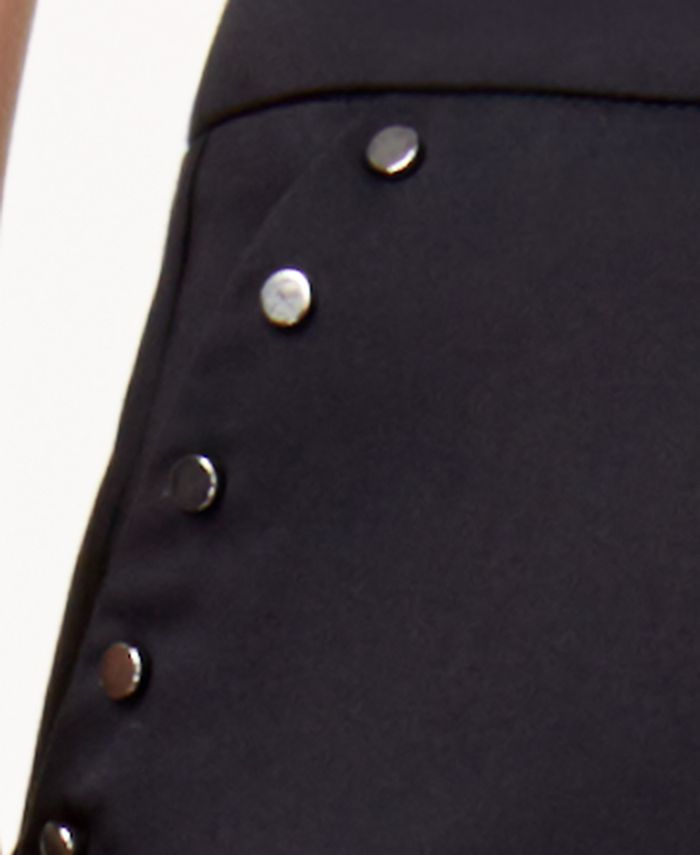 JM Collection Petite Rivet-Pocket Straight-Leg Pants, Created for Macy ...