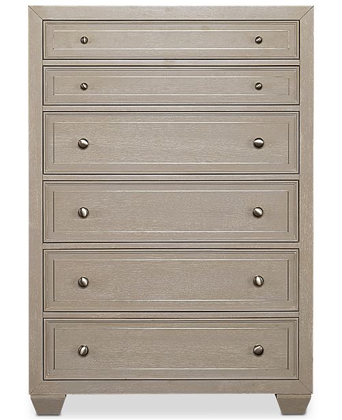 Furniture Kelly Ripa Kendall 6 Drawer Chest, Created for Macy's ...