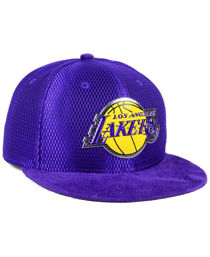 New Era Los Angeles Lakers On-Court Collection Draft 59FIFTY Fitted Cap ...