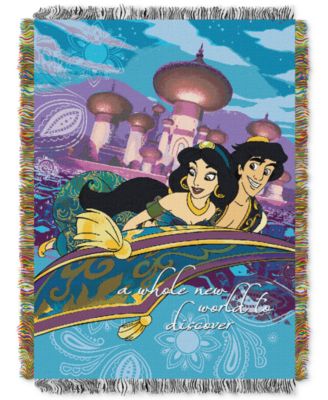 Disney Aladdin Woven Throw - Macy's
