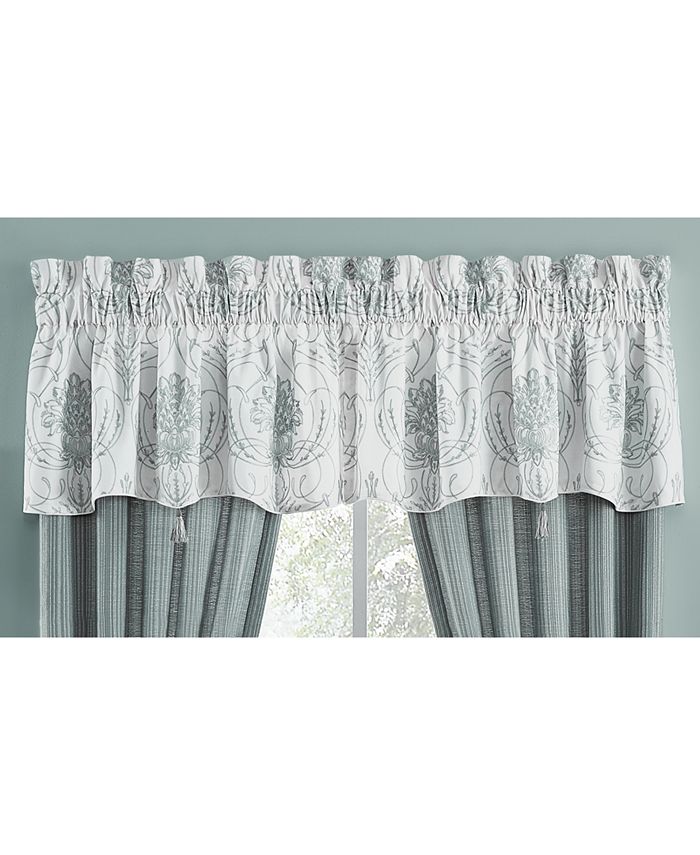 Croscill CLOSEOUT! Eleyana Cotton 54" x 18" Canopy Window Valance - Macy's
