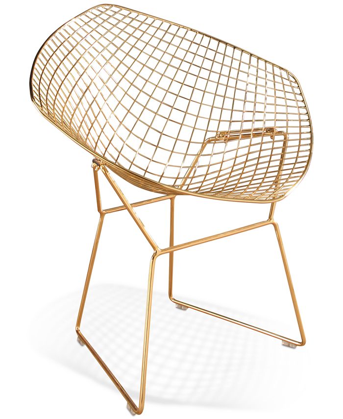 Abbyson Living Alessa Iron Accent Chair, Quick Ship - Macy's