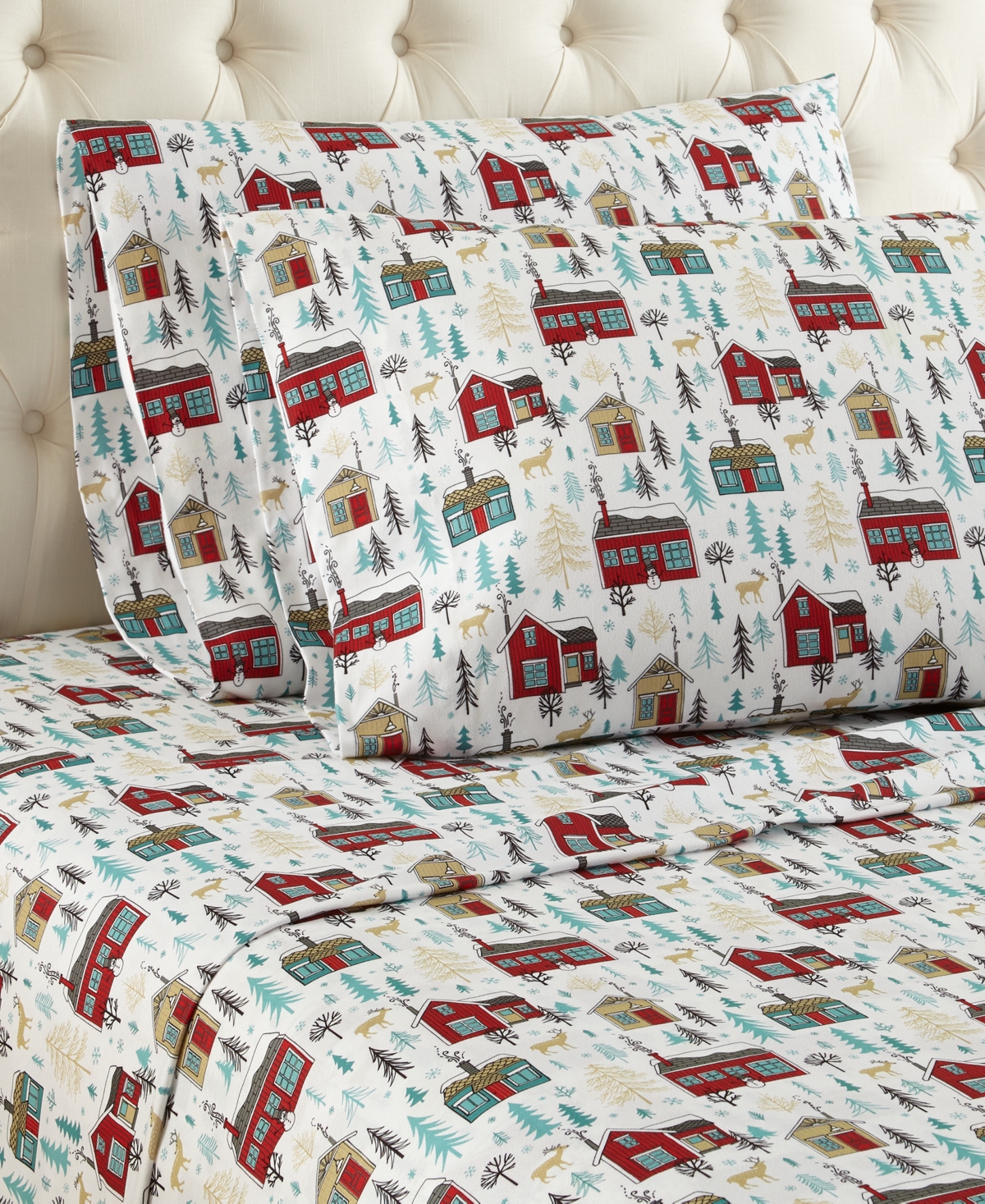 Click here for Shavel Micro Flannel Printed 3-Pc. Sheet Set  Twin... prices