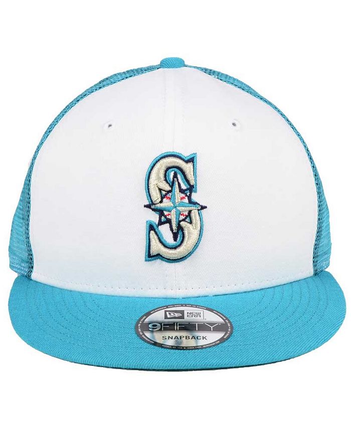 New Era Seattle Mariners Old School Mesh 9FIFTY Snapback Cap - Macy's
