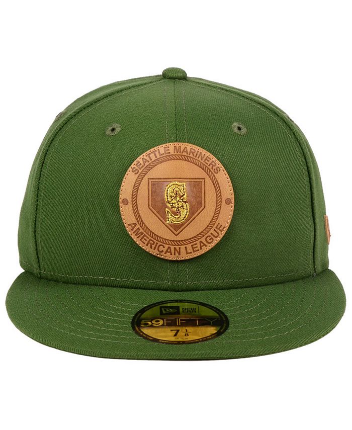 New Era Seattle Mariners Vintage Olive 59FIFTY Fitted Cap - Macy's