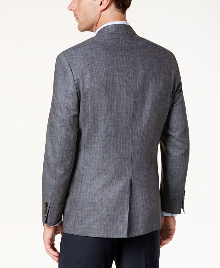 Lauren Ralph Lauren Men's Big & Tall Classic-Fit Gray Micro-Check ...