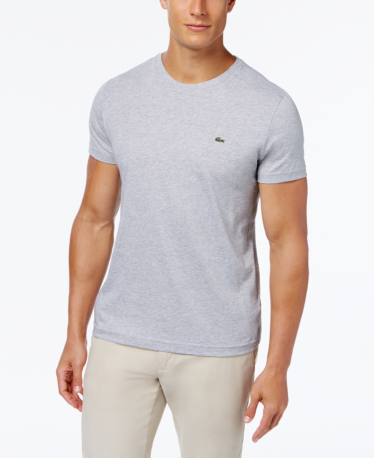 Click here for Lacoste Mens Classic Crew Neck Soft Pima Cotton T-... prices