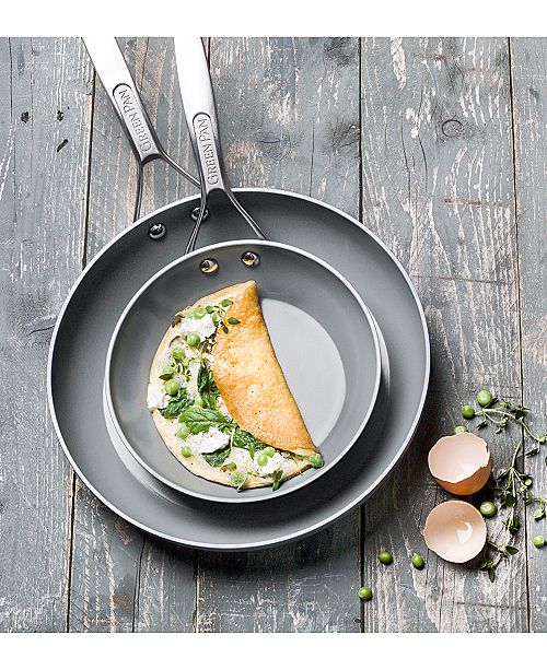 GreenPan Paris Pro 8" & 10" Ceramic Non-Stick Fry Pan Set - Cookware ...