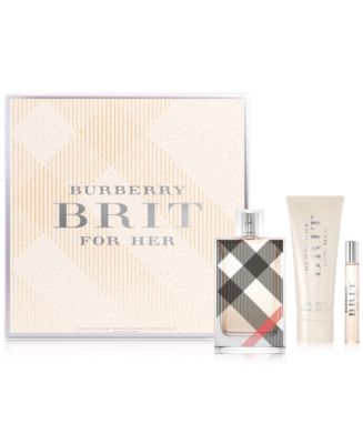 Burberry 3-Pc. Brit For Her Gift Set - Macy's