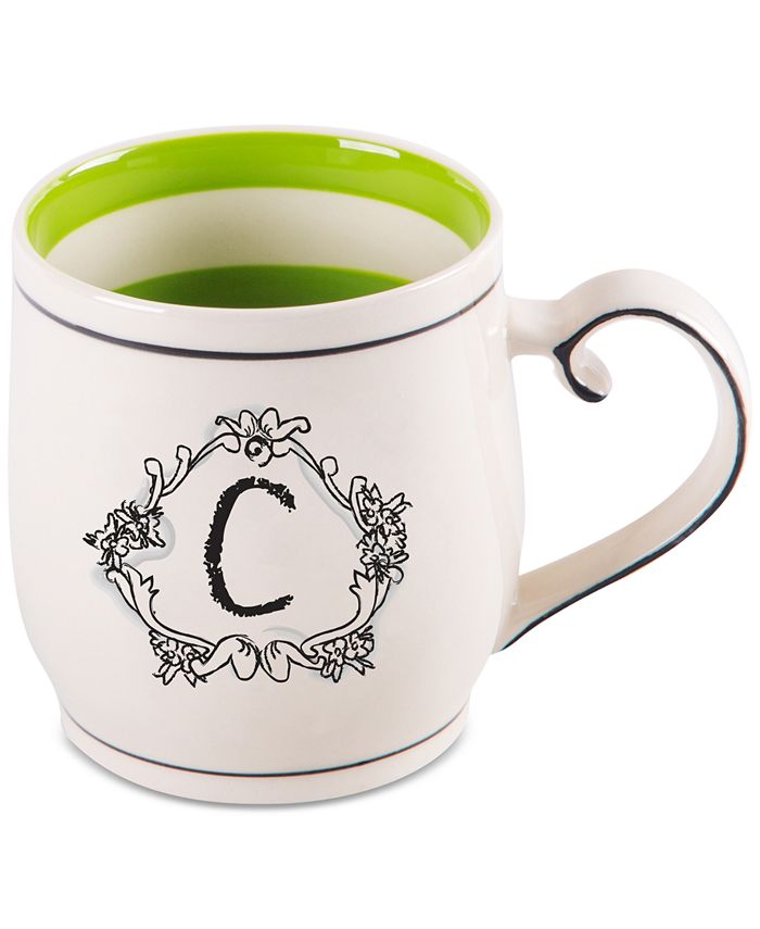 Home Essentials Katie and Mandy Monogram "C" Mug - Macy's