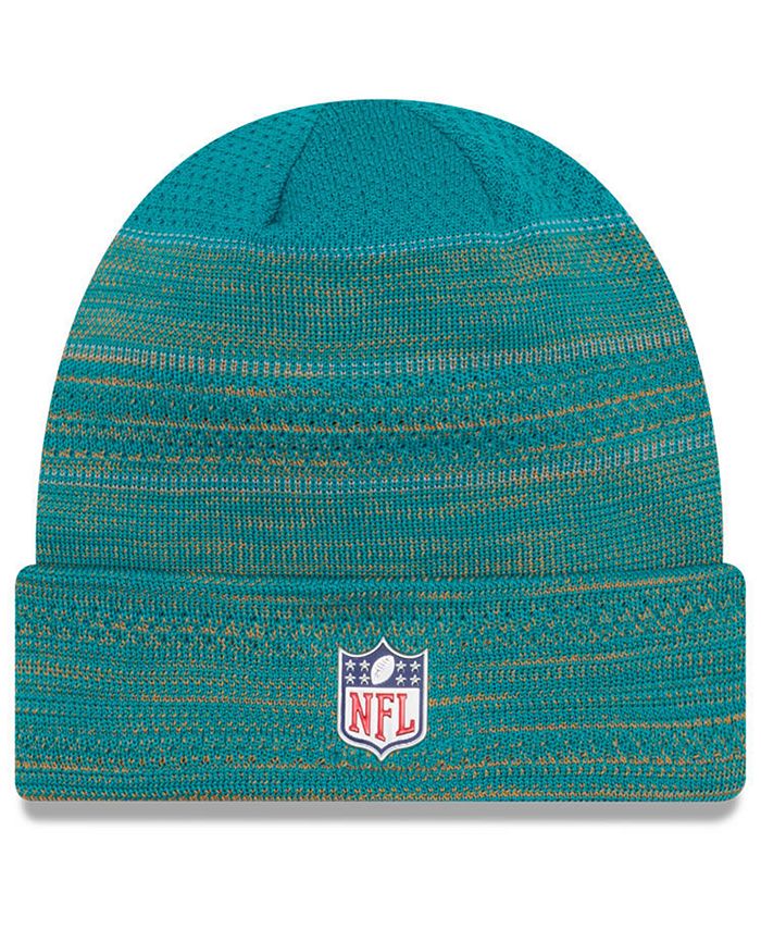 New Era Miami Dolphins Touchdown Cuff Knit Hat - Macy's