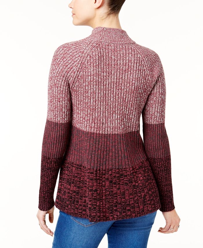 Style & Co Petite Marled Swing Sweater, Created for Macy's - Macy's