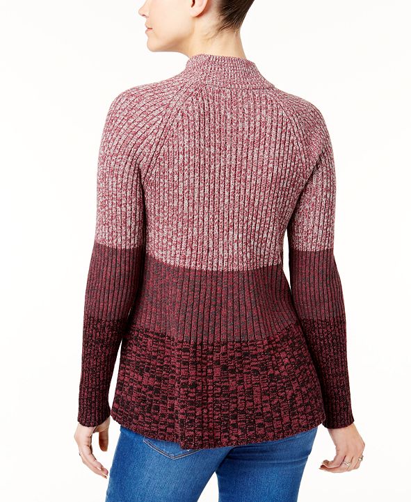 Style & Co Petite Marled Swing Sweater, Created for Macy's & Reviews ...