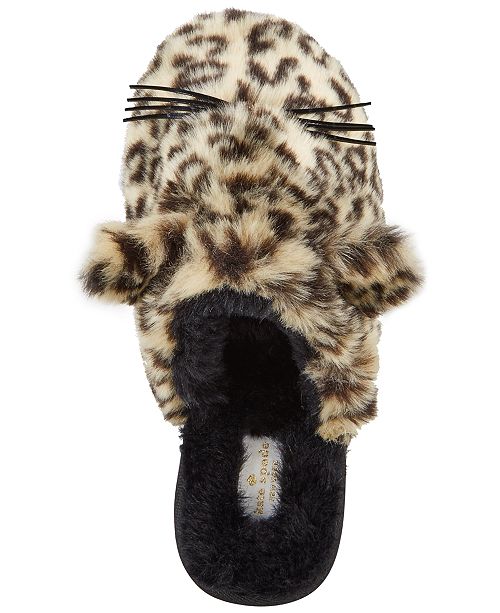 kate spade new york Belindy Cat Slippers & Reviews - Slippers - Shoes ...