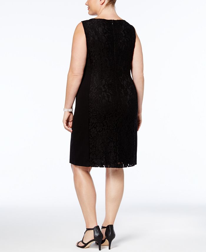 Nine West Plus Size Lace Sheath Dress - Macy's