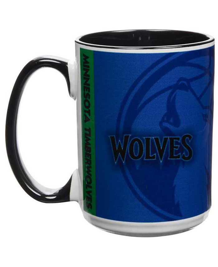 Memory Company Minnesota Timberwolves 15oz Super Fan Inner Color Mug ...