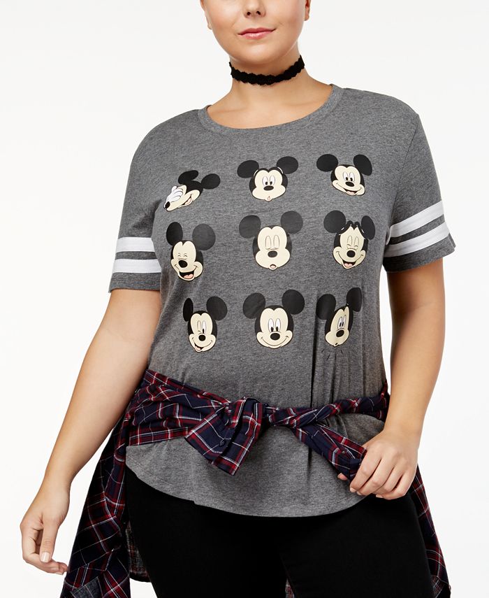 Hybrid Disney Trendy Plus Size Mickey Mouse Graphic T Shirt Macys