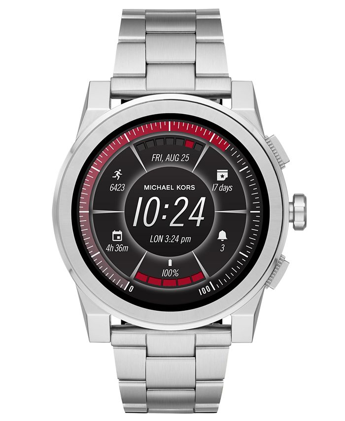 Michael Kors Access Men's Grayson Stainless Steel Bracelet Touchscreen ...