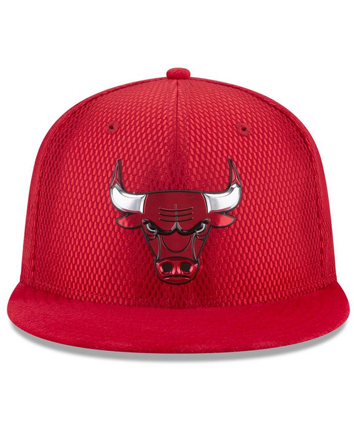 New Era Chicago Bulls On Court Reverse 9FIFTY Snapback Cap - Macy's