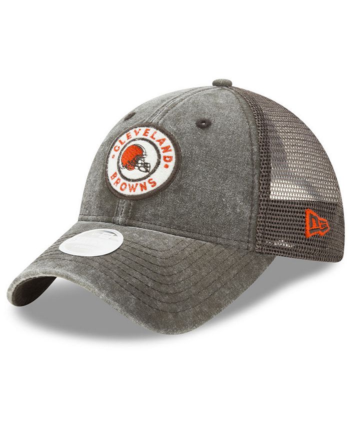 New Era Women's Cleveland Browns Perfect Patch 9TWENTY Snapback Cap ...