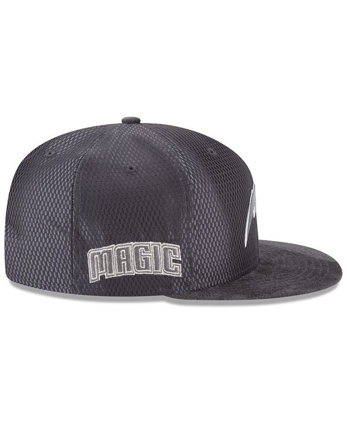 New Era Orlando Magic On-Court Graphite Collection 9FIFTY Snapback Cap ...