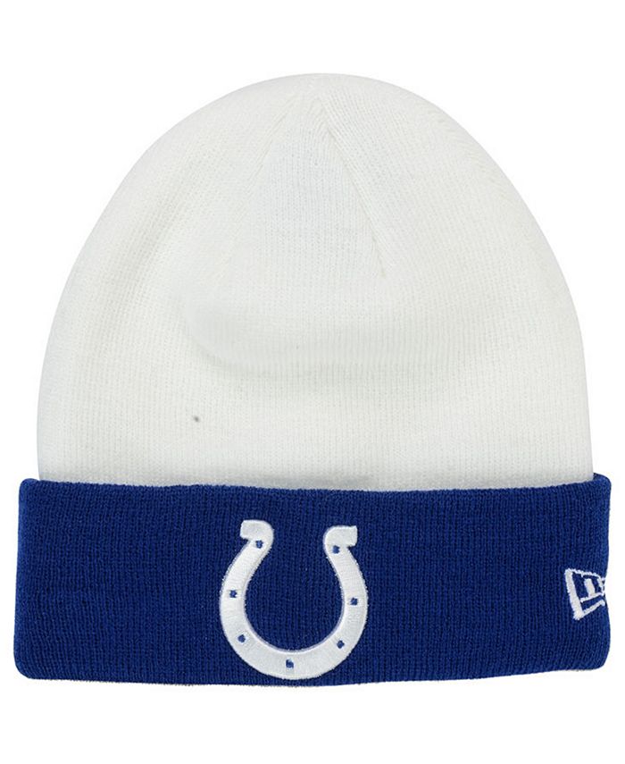 New Era Indianapolis Colts Basic Cuff Knit Hat - Macy's