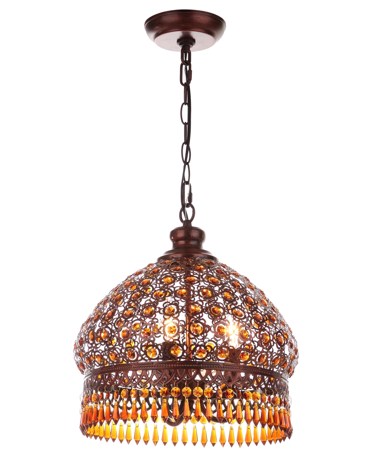 Click here for Safavieh Sultan Adjustable Pendant - Bronze prices