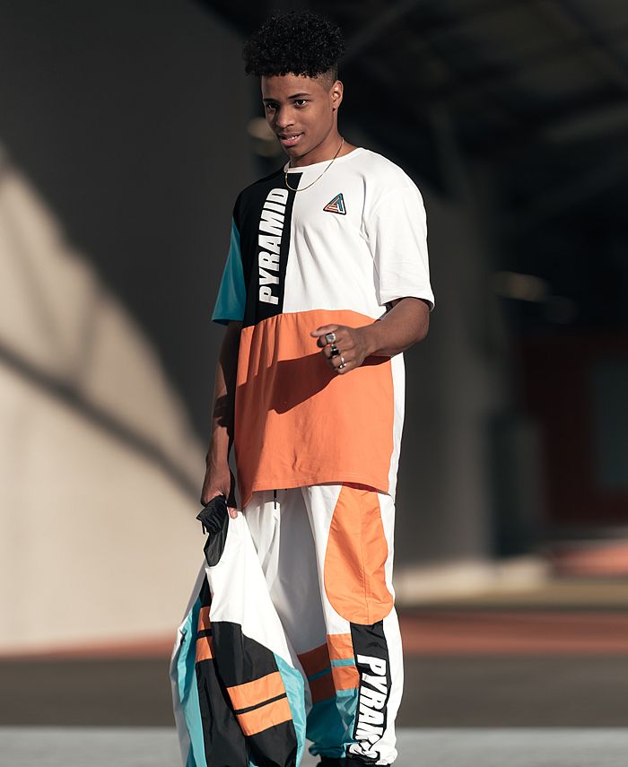 Black Pyramid Men's Colorblocked Track Jacket - Macy's