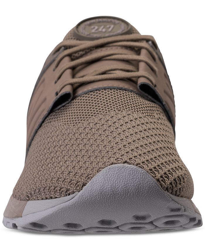 New Balance Men's 247 Knit Casual Sneakers from Finish Line - Macy's