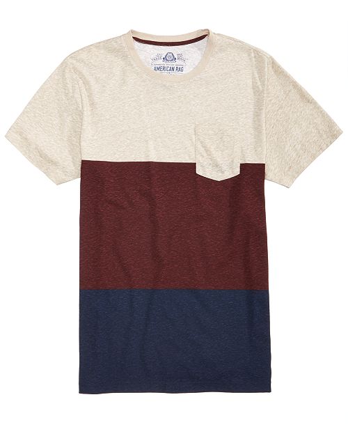 American Rag Men's Winter Stripe T-Shirt, Created for Macy's - T-Shirts ...