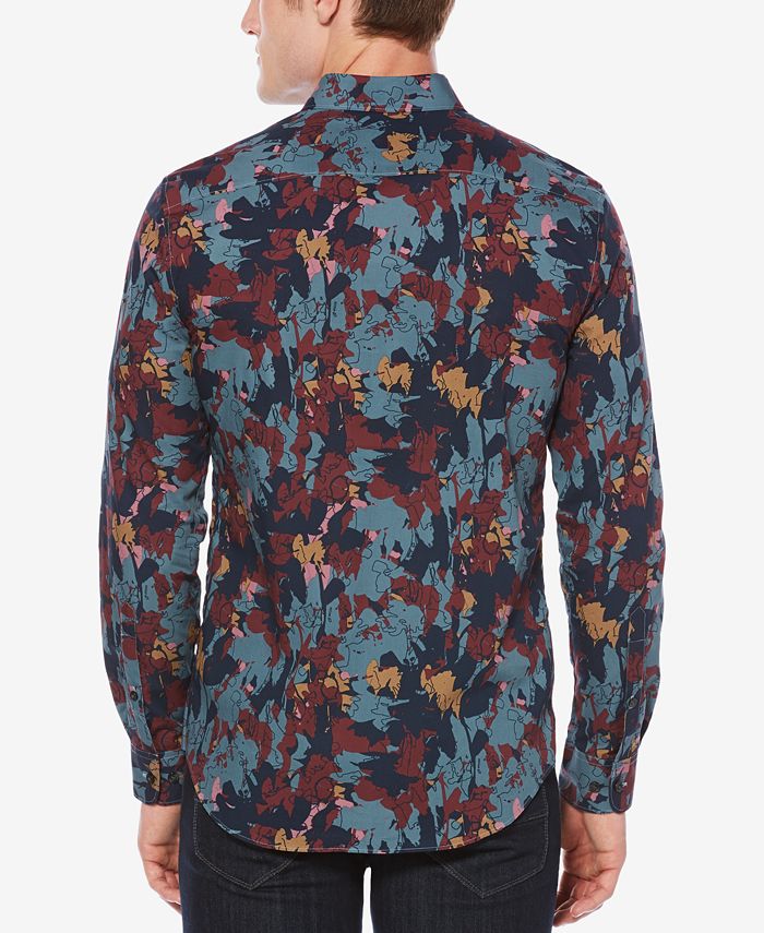 Perry Ellis Men's Camouflage-Print Shirt - Macy's