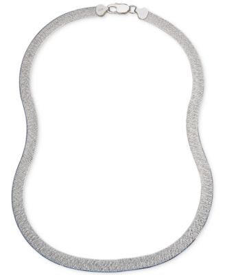 Macy's herringbone necklace store