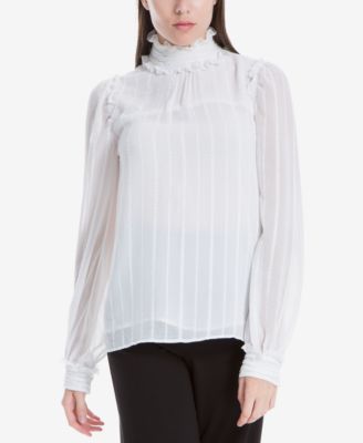 Max Studio London Textured Ruffled Top, Created for Macy's - Macy's