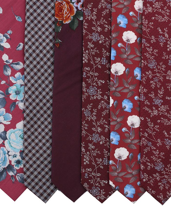 Bar III Men's Melody Floral Slim Tie, Created for Macy's - Macy's