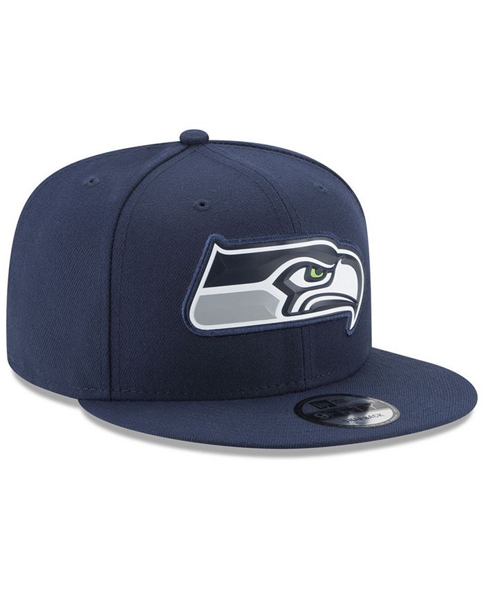 New Era Seattle Seahawks Bold Bevel 9FIFTY Snapback Cap - Macy's