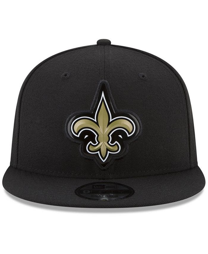 New Era New Orleans Saints Bold Bevel 9FIFTY Snapback Cap - Macy's