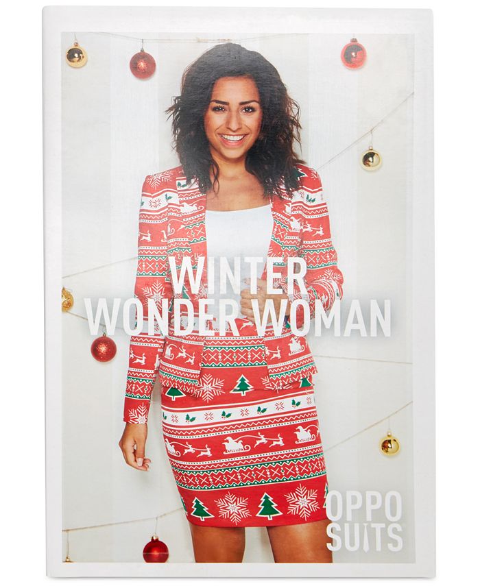 OppoSuits Women's Santababe Christmas Suit - Macy's