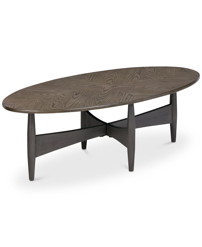 JLA Home Ellipse Coffee Table, Quick Ship - Macy's