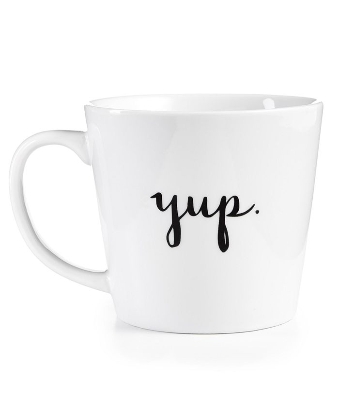 The Cellar Words Nope Yup Mug, Created for Macy's - Macy's