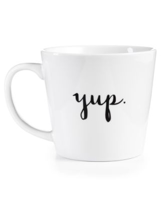 The Cellar Words Nope Yup Mug, Created for Macy's - Macy's