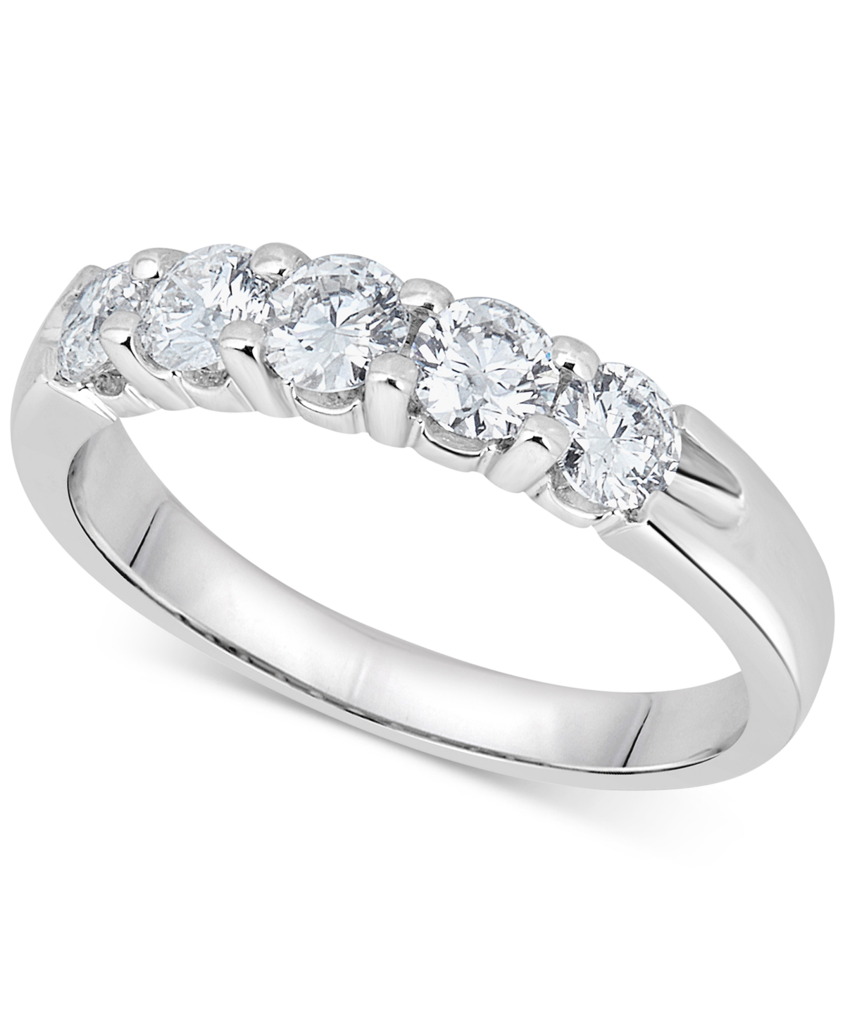 Click here for Diamond Five-Stone Ring (1 ct. t.w.) in 14k White... prices