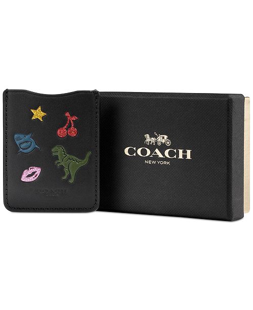 COACH Boxed Phone Pocket Sticker & Reviews - Handbags & Accessories ...