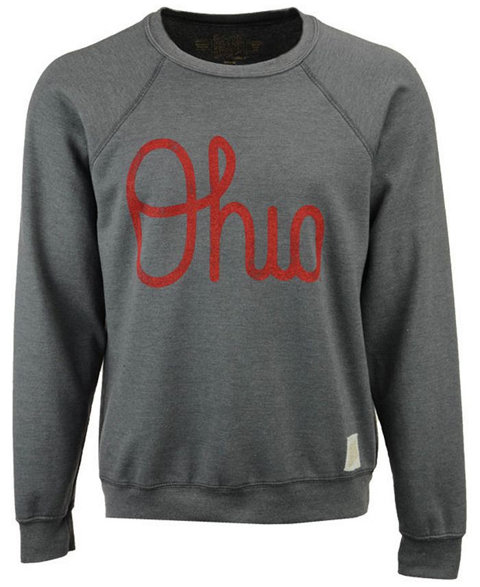 Retro Brand Men's Ohio State Buckeyes Logo Script Crew Sweatshirt - Macy's