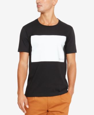 Kenneth Cole Reaction Men's Block Logo-Print T-Shirt - Macy's