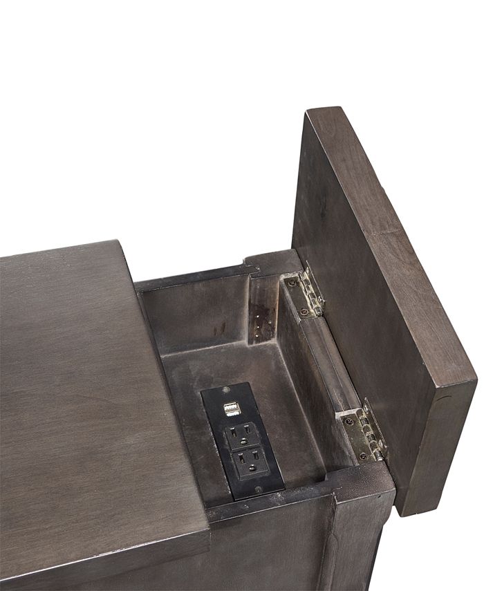 Furniture Hudson End Table, Quick Ship - Macy's
